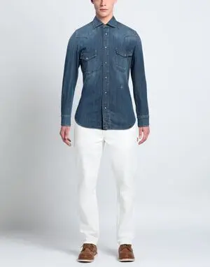 JACOB COHЁN Denim Shirt Size Cotton