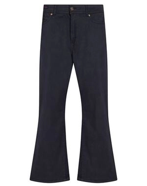 CONTE OF FLORENCE Midnight Cotton Elastane Bootcut Pants