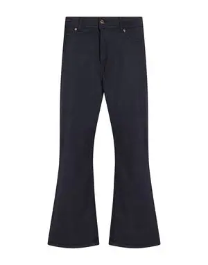 CONTE OF FLORENCE Midnight Cotton Elastane Bootcut Pants