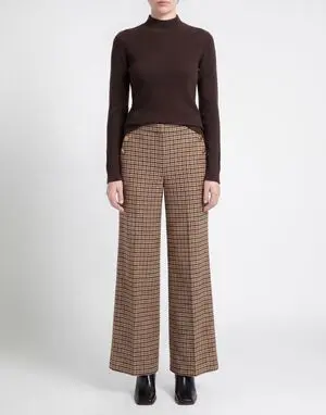 TWINSET Pants Camel Size Wool, Polyester, Viscose, Elastane