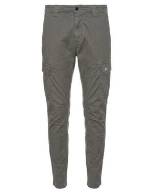 C.P. COMPANY Cotton Elastane Cargo Pants - Grey