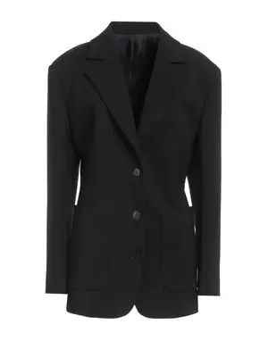 LANVIN Blazer Size Virgin Wool, Elastane, Polyamide