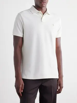 Polo Ralph Lauren Cotton-piqué Polo Shirt - Neutrals