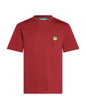BARROW Man T-shirt White Size M Cotton Red
