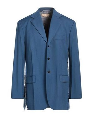 Marni Blazer Size Virgin Wool, Mohair Wool - Azure
