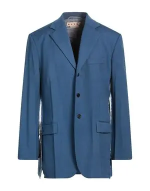 Marni Blazer Azure Size Virgin Wool, Mohair Wool