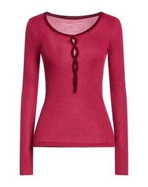 MAJESTIC FILATURES Woman T-shirt Burgundy Size 1 Viscose
