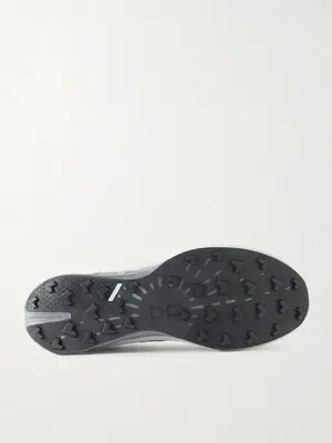 On Cloudultra Peak Rubber-trimmed Stretch-knit Sneakers - Gray