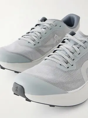 On Cloudultra Peak Rubber-trimmed Stretch-knit Sneakers - Gray