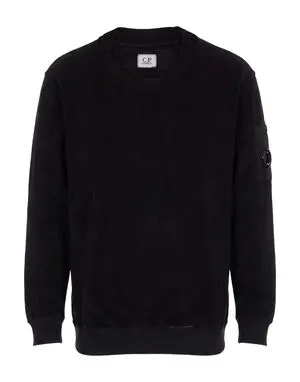 C.P. COMPANY Military Cotton Fleece Sweatshirt - Black