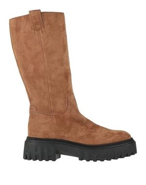 Hogan Leather And Textile Fibers Boots