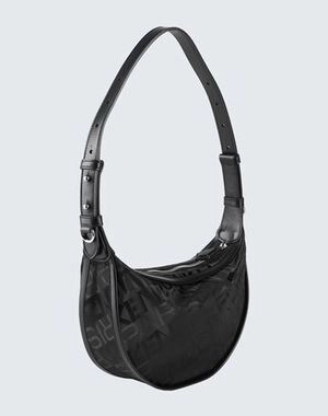 Kenzo Shoulder Bag Polyester, Cow Leather
