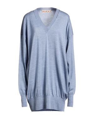 Marni Sweater Light Size Virgin Wool, Silk - Blue