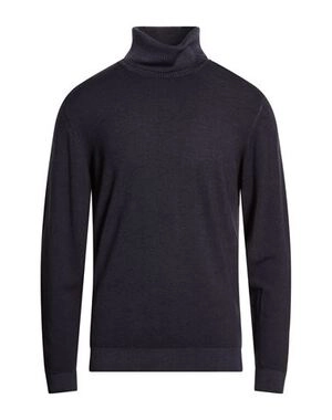Crossley Turtleneck Midnight Size Virgin Wool - Blue