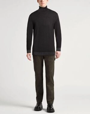 Crossley Turtleneck Midnight Size Virgin Wool - Grey