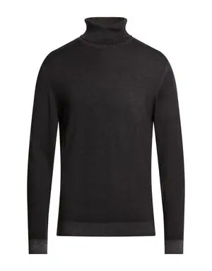 Crossley Turtleneck Midnight Size Virgin Wool - Grey