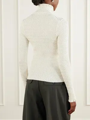 Proenza Schouler White Label Juniper Turtleneck Sweater - Neutrals