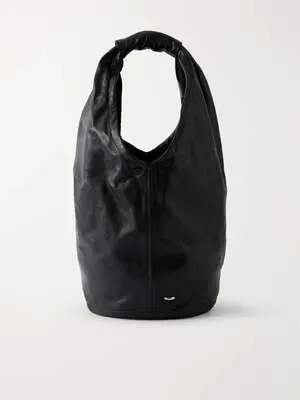 Our Legacy Fofo Drip Leather Tote - Black