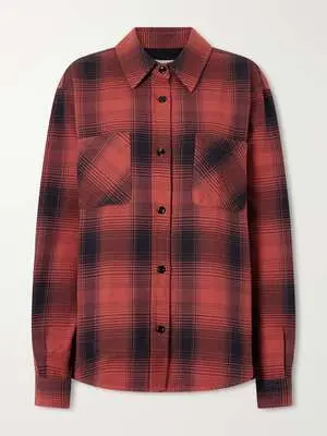 Our Legacy Whoppin Checked Cotton Shirt - Red