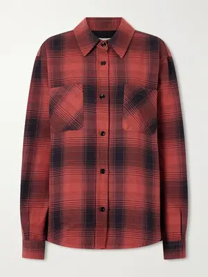 Our Legacy Whopin Checked Cotton Shirt - Red