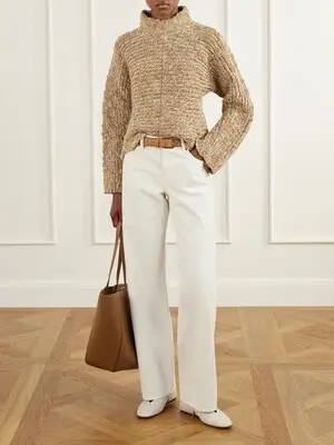 Proenza Schouler White Label Pippa Turtleneck Knit Sweater - Neutrals