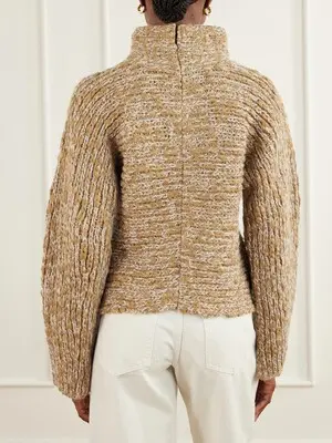 Proenza Schouler White Label Pippa Turtleneck Knit Sweater - Neutrals