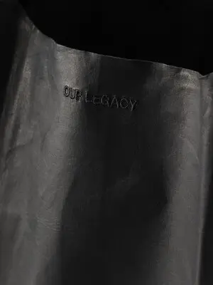 Our Legacy Leather Grocery Bag Tote