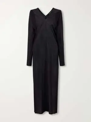 Our Legacy Cotton-blend Maxi Dress - Black
