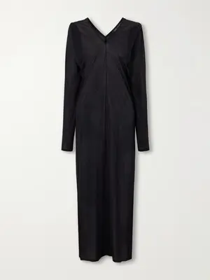 Our Legacy Cotton-blend Maxi Dress - Black