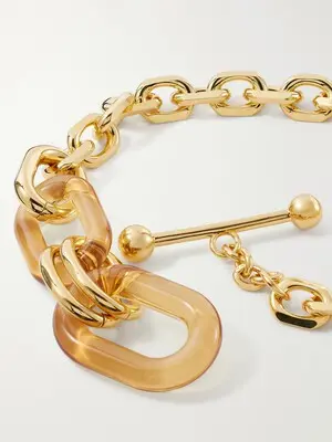 Rabanne Gold-tone Link Necklace