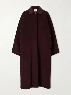 JOSEPH Dona Wool And Cashmere-blend Coat - Brown