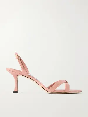 JIMMY CHOO Elsy 70 Slingback Sandals - Pink
