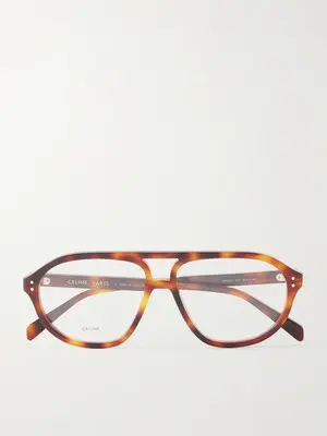 Celine Triomphe Aviator-frame Acetate Optical Glasses