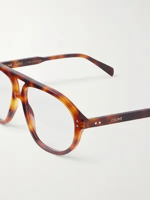 Celine Triomphe Aviator-frame Acetate Optical Glasses