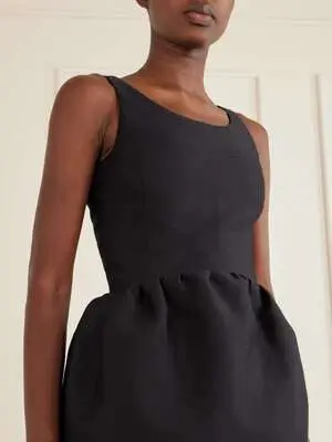 Balenciaga Wool And Silk-blend Mini Dress