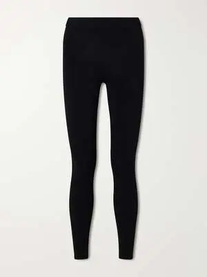Balenciaga Stretch-jersey Leggings - Black