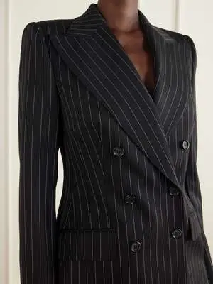 Dolce & Gabbana Pinstripe Wool-blend Blazer