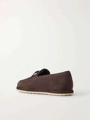 TOD'S Suede Lace-up Loafers