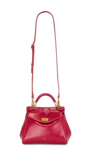 Jw Pei Lucia Classic Top Handbag In Red - Claret