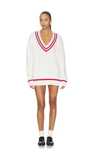 ALL THE WAYS Varley Varsity Sweater - Cream