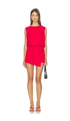 MORE TO COME Noah Romper - Red