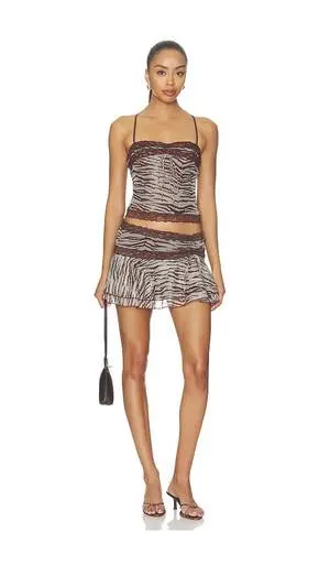 TIGER MIST Vira Top In Brown