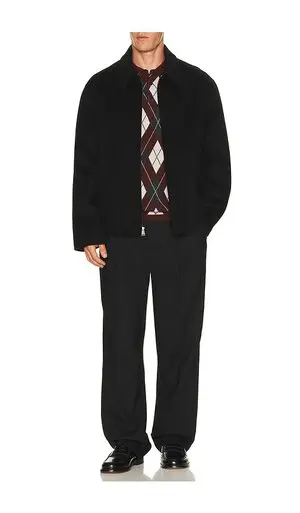 Simkhai Callum Cashmere Argyle Polo In Multi