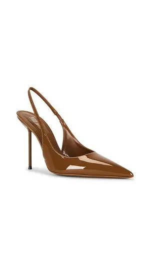Paris Texas Lidia Slingback Pump In Brown