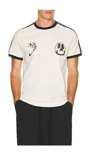 Y3 Gfx Cali Tee In White - Cloud White