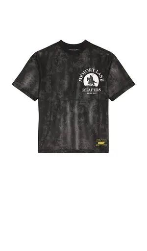 MEMORY LANE Camo Mesh Jersey Shirt