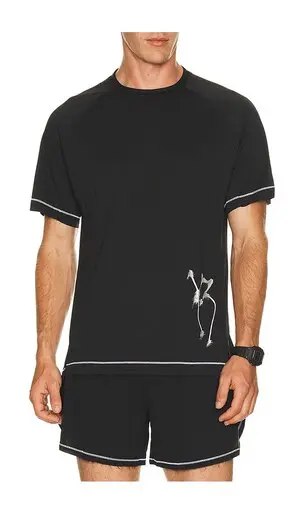 Y3 Gfx Run Tee - Black