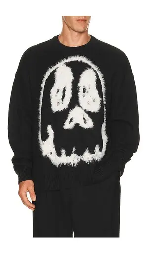 Y3 Gfx Knit Sweater - Black