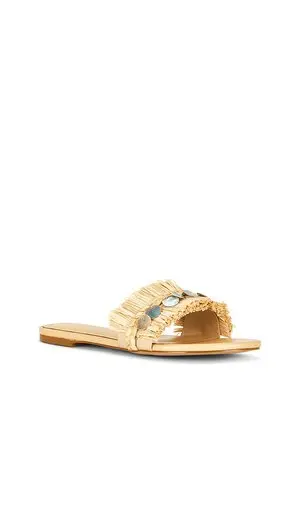 Raye Nomi Sandal With Seashell Embellishment