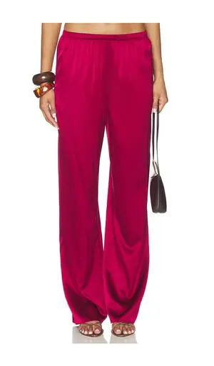 FAVORITE DAUGHTER The Everything Pant In Burgundy